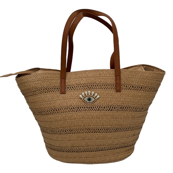 ARIA basket bag - Pearl Eye – Tanya Lee Boutique